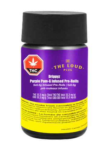 THE LOUD PLUG Drippyz Purple Pom-G IPR5X0.5G LIQD DMD & KEIF | Rural ...
